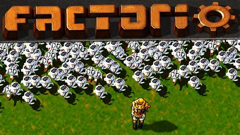 Our Robot Army Will Automate The World Factorio 1 0 Lets Play Ep 7 Youtube