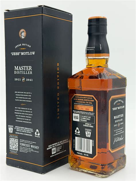 Jack Daniels Master Distiller No 2 Jess Motlow Australian Release