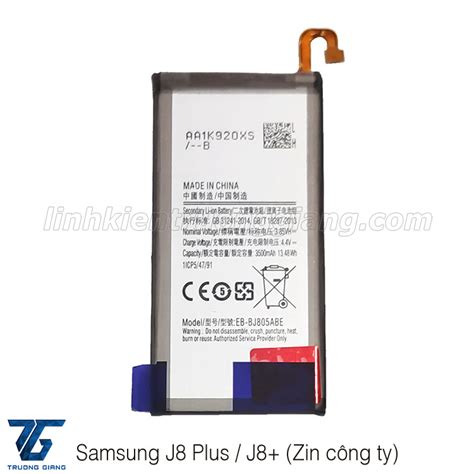 Pin Samsung J8plus J805 J810 A6 Plus A605 A6 Plus J8 Plus