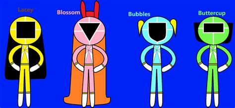 Lacey And Ppg As Power Rangers By Okamorotch On Deviantart