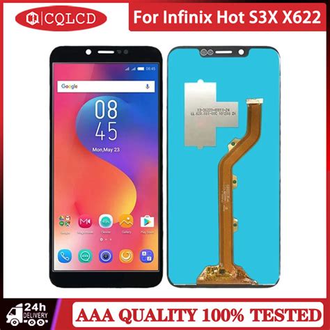 สําหรับ Infinix Hot S3x Lcd X622 จอแสดงผลหน้าจอสัมผัสแผง Digitizer Assembly Replacement Parts