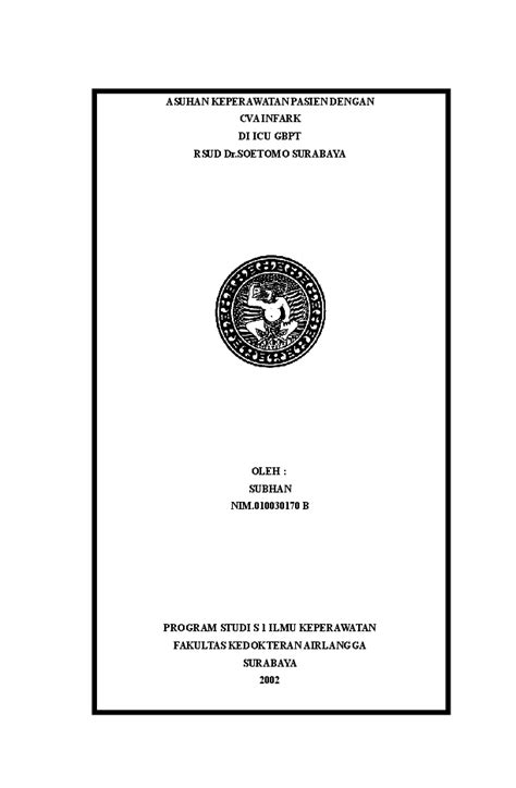 Askep Cva Infark