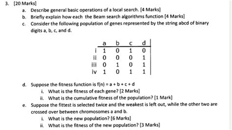 Solved 20 Marks A Describe General Basic Operations Of A