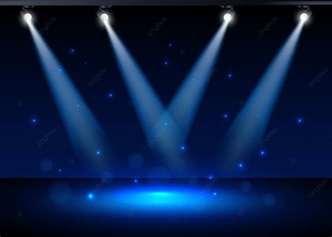 공연 일러스트레이션을 위한 파란색 스포트라이트 무대 스포트라이트 스포트라이트 배경 스포트라이트 무대 배경 일러스트 및 사진 무료 다운로드 Pngtree 무대