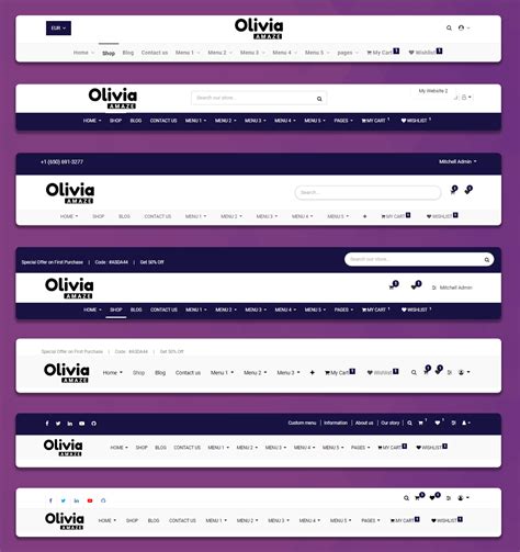 Odoo Theme Olivia Aagam Infotech
