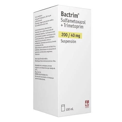 Bactrim Suspension Frasco X 100 Ml