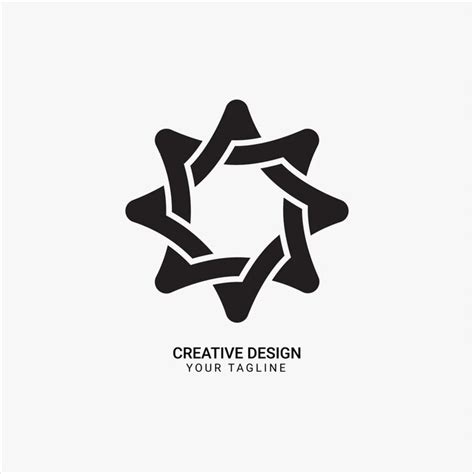 Premium Vector Creative Circle Shape Pattern Logo Design