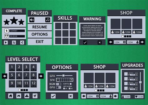 Minimal Game Ui Asset Pack With 170 Gaming Icons By Sungraphica On Deviantart