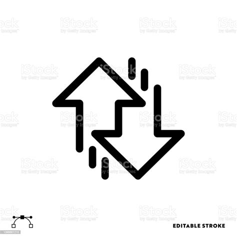 변동성 선 편집 가능한 획이 있는 아이콘입니다 웹 페이지 모바일 앱 Ui Ux 및 Gui 디자인에 적합합니다 아이콘에 대한 스톡 벡터 아트 및 기타 이미지 Istock