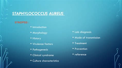 Staphylococcus Aureus From Medical Bacteriology Pptx
