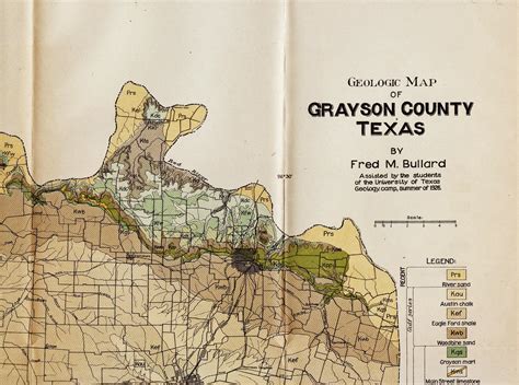 Grayson County Map Texas Your Friendly Guide