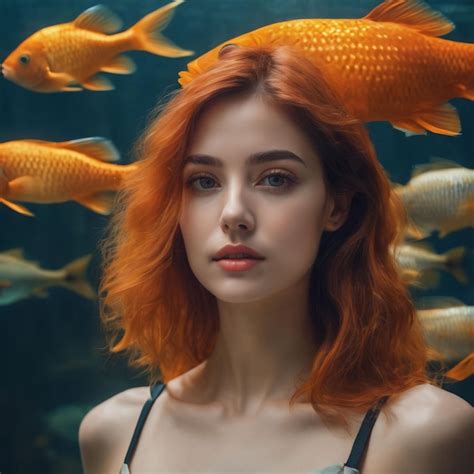 Premium Photo Mermaid In Ocean Swimming Mermaids Mermaid Tail Shells