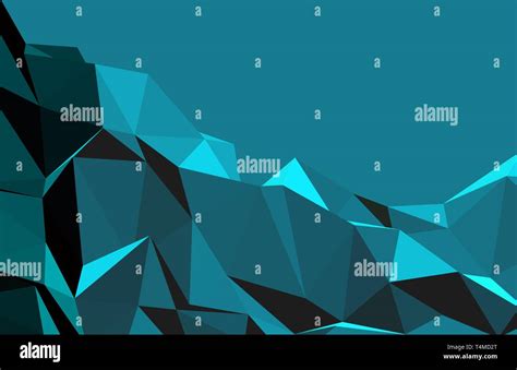 Abstract Vector Template Design With Colorful Geometric Triangular Background For Brochure Web