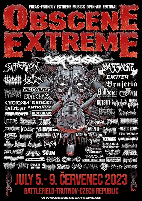 Obscene Extreme 2023 Festival Ticket Obscene Productions
