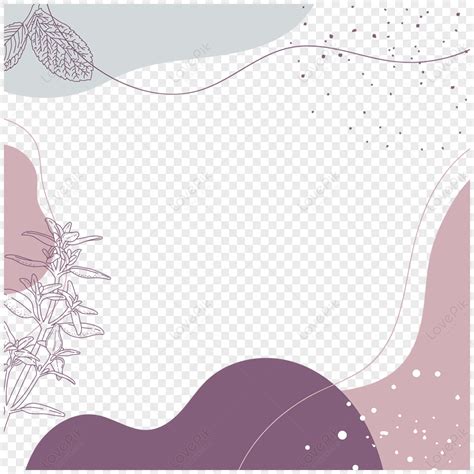 Aesthetic Plant Line Purple Borderminimalart Plantsborder