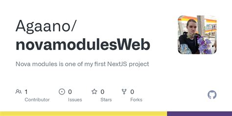 GitHub Agaano NovamodulesWeb Nova Modules Is One Of My First NextJS Project
