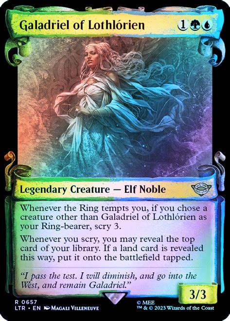 Lorien Revealed Showcase Silver Foil The Lord Of The Rings