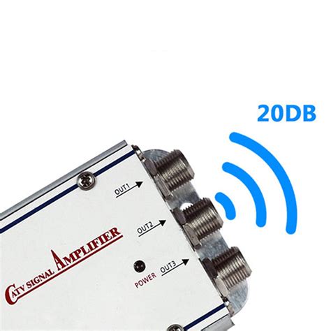 20db Tv Antenna Booster Cable Signal Amplifier Zincera