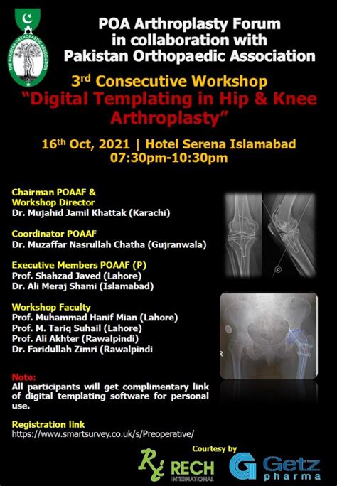 Digital Templating In Hip Knee Arthroplasty Pakistan Orthopaedic Association