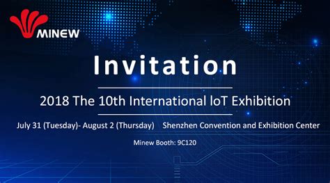 第10回国際iot展でminewに会いましょう Minew