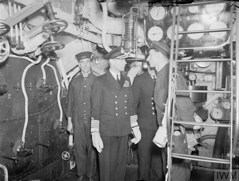 The King With The Home Fleet 14 August 1943 Scapa Flow The King
