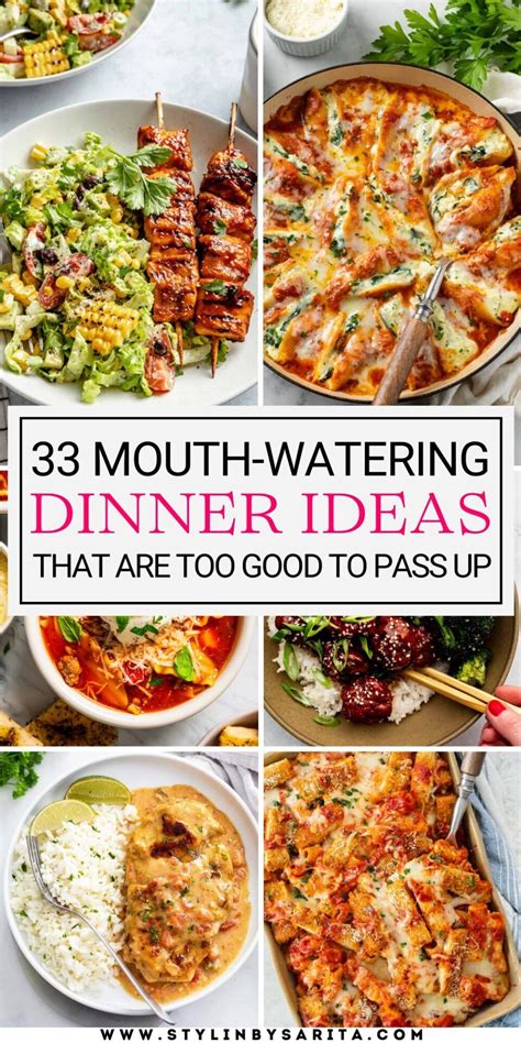 33 Delicious Dinner Recipes You Need To Try Different Dinner Options