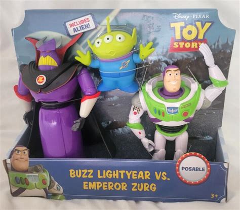 Toy Story Buzz Lightyear Vs Emperor Zurg Includes Alien Disney Pixar