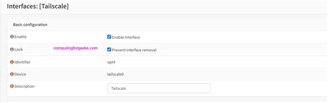 Install And Configure Tailscale Client On Opnsense Computingforgeeks
