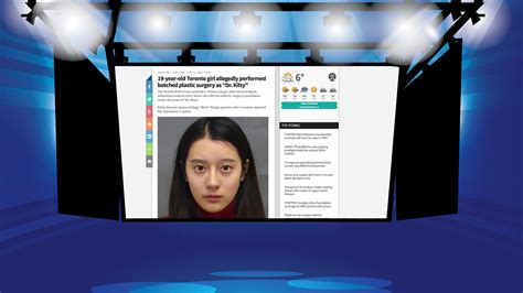 19 Year Old “dr Kitty” Busted For Cosmetic “practice” In Her Basement