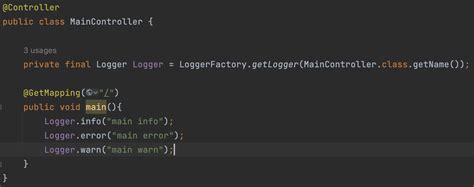 Java Logger 사용하기