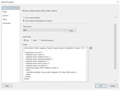 How To Add An Option Set As A Parameter In A Ssrs Report Dayman Dynamics
