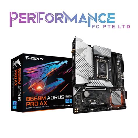 Gigabyte B660m Aorus Pro Ax Ddr5 3 Years Warranty By Cdl Trading Pte