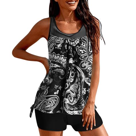 Tankini Sets For Women Two Piece Tankini Swimsuits For Women Dot