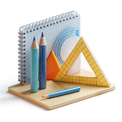 3d Illustration Of Geometry Graph Maths Abstract Isolated On White