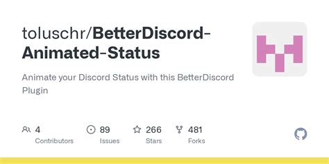 Betterdiscord Animated Status At Master · Toluschrbetterdiscord