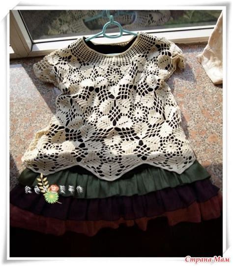 Туника Лотос. - Вязание - Страна Мам | Women's top, Women, Fashion