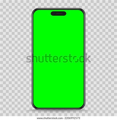 Realistic Smartphone Mockup Mobile Phone Vector Stock Vector Royalty