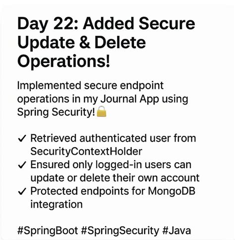 🚀 Day 22 Of My Spring Boot Journey Umang Kumar