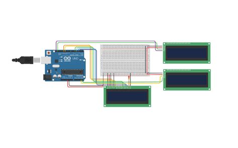 Circuit Design Lcd 16x2 All Types Tinkercad