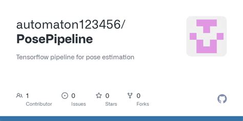 Github Automaton Posepipeline Tensorflow Pipeline For Pose Estimation