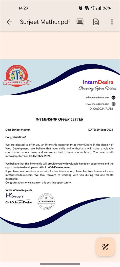 Surjeet Mathur On Linkedin 🌟 Exciting News 🌟 I Am Thrilled To Share That Ive Been Offered A