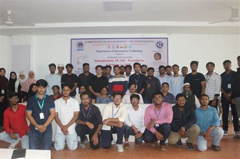 Normalization Plsql Procedures And Triggers In Dbms Lords Institute Of Engineering And Technology