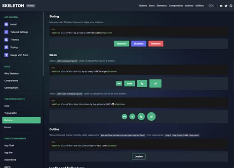Tight Version Of Buttons And Radio Groups · Issue 226 · Skeletonlabs