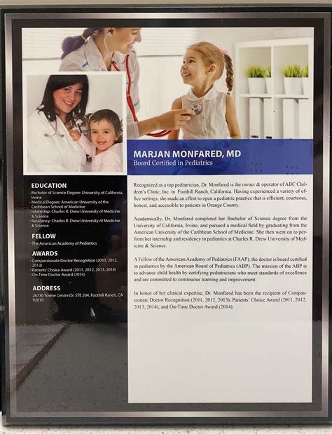 Dr Marjan Monfared On Linkedin Receiving A Top Doctor Award For The