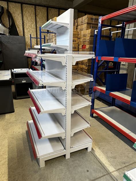 კუნძული მაღაზიის ორმხრივი თარო გონდოლა მეორადი და ახალი ნივთების ყიდვა გაყიდვის პლატფორმა