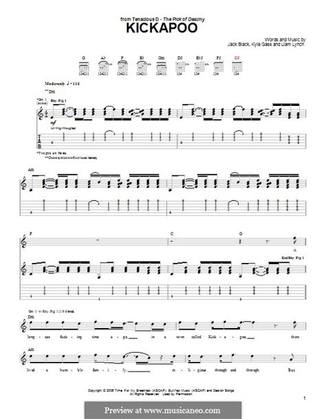 Kickapoo Tenacious D By J Black K Gass L Lynch On Musicaneo