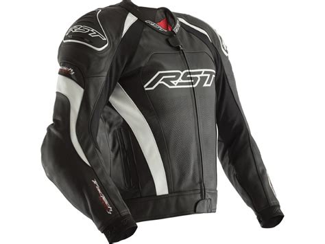 Мотокуртка RST Tractech Evo 3 CE Leather Jacket Black-White 48 купить в ...