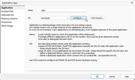 Operating Systems Autosar Configuration