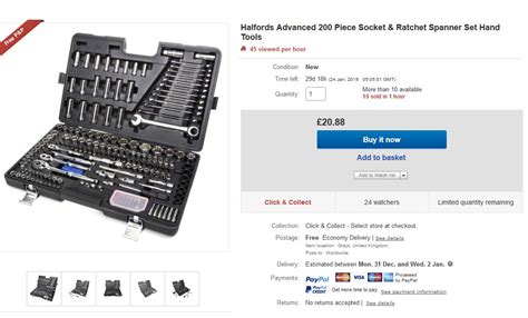 Halfords Advance 200pc Socket And Spanner Set Page 5 The Farming Forum