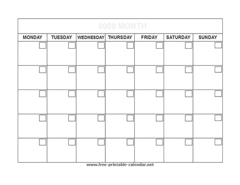 Free No Download Printable Calendar Free Printables